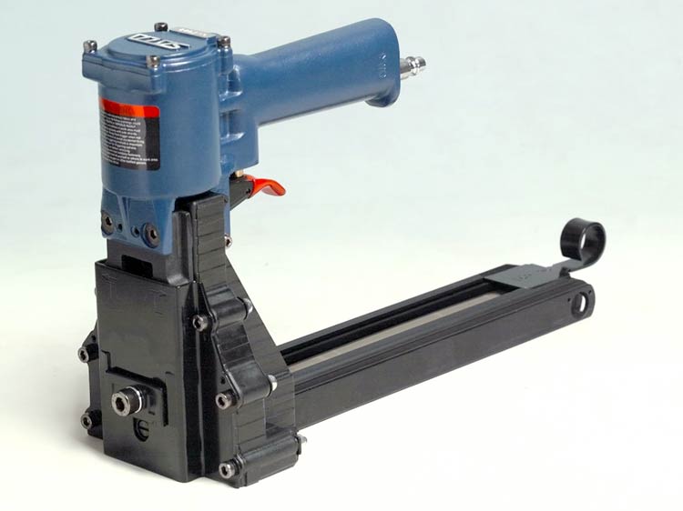 Salco BA-35 pneumatic top carton stapler. Uses A58 and A34 staples.