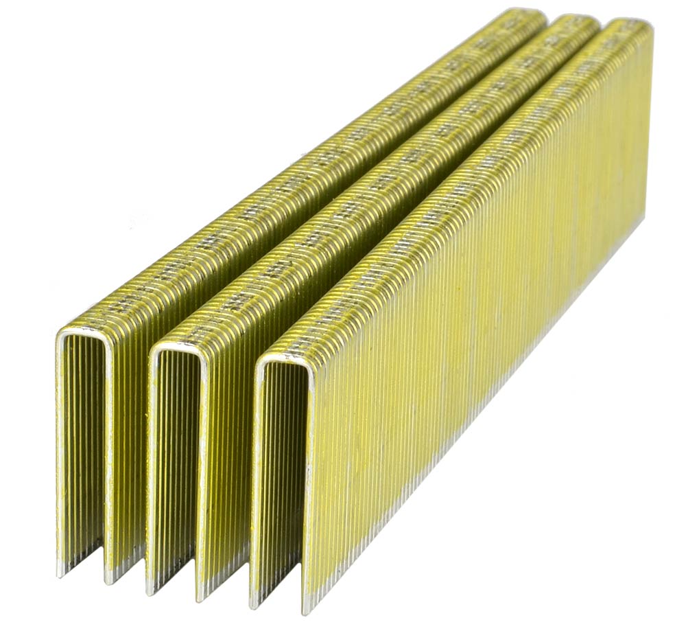 SX5035 type staples 1-inch, Galv. 5,000/box. Made in Europe.